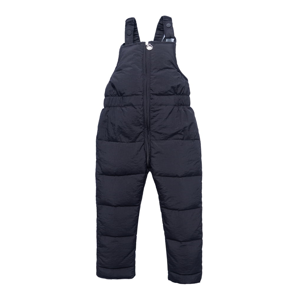 Toddler Snow Pants Kids Baby Boys Girls Winter Sleeveless Overalls Warm Lightweight Down ...