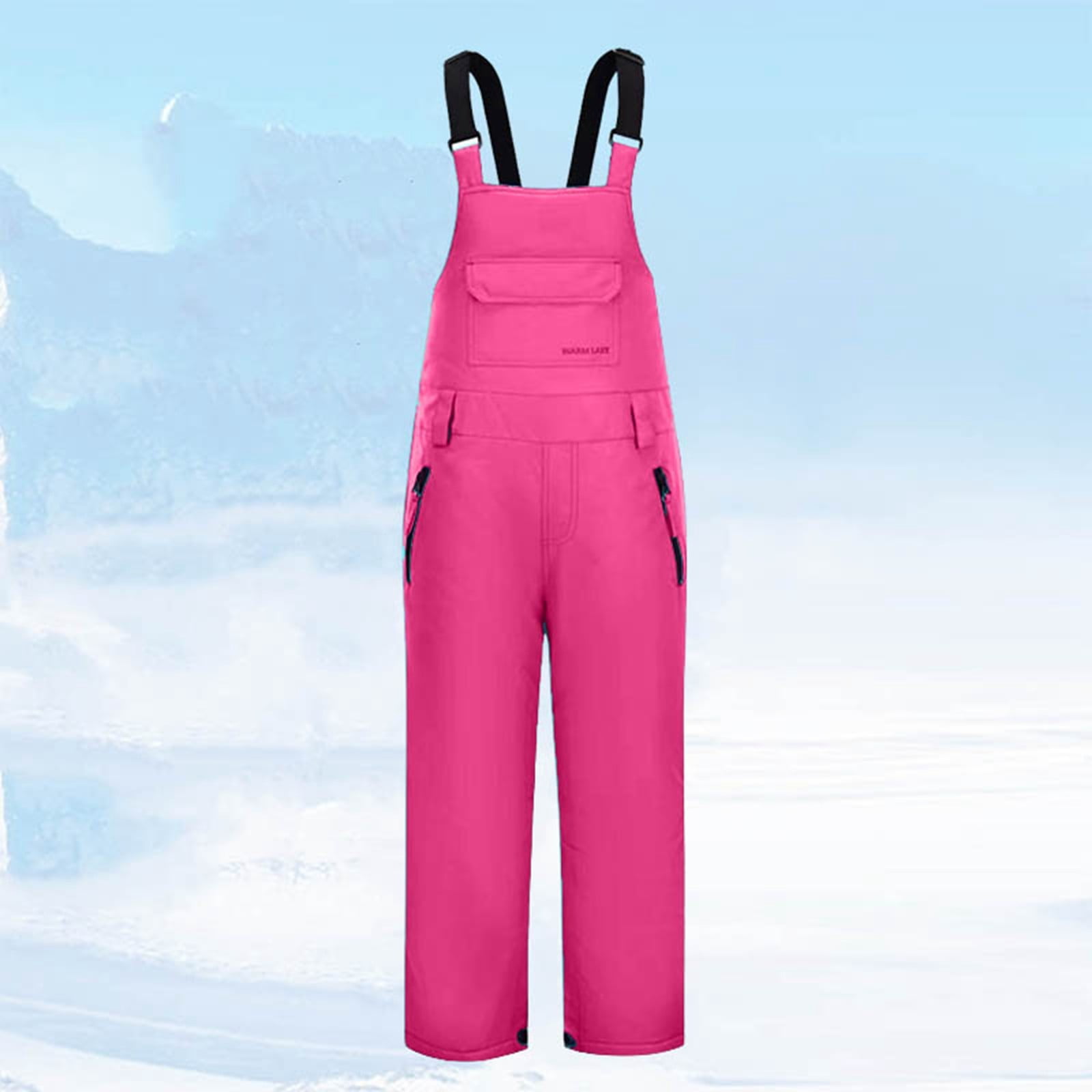 Toddler Snow Pants Unisex Kids' Insulated Snow Bib Overalls Waterproof ...