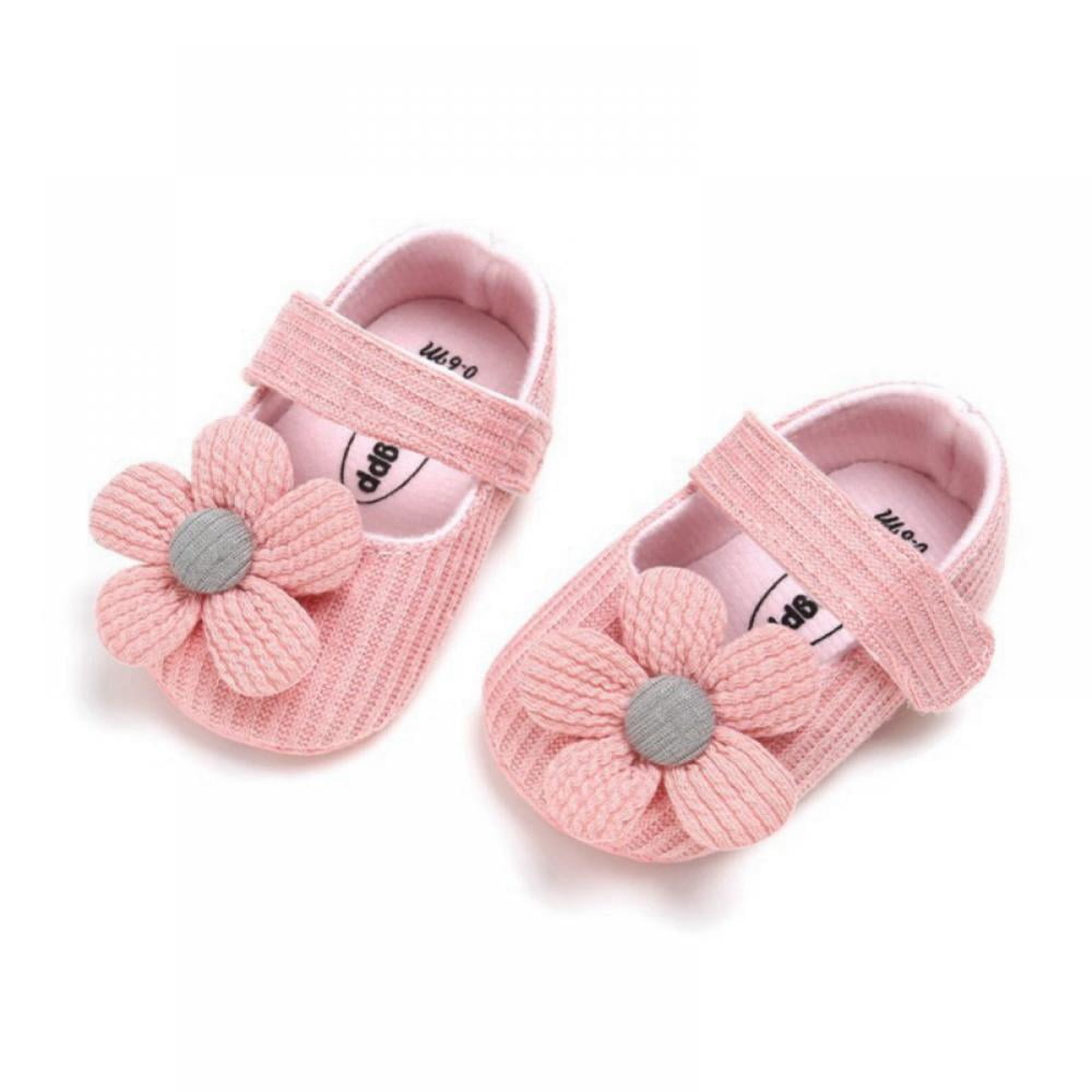 Toddler Squeaky Shoes Baby Boy Girl First-Walking Flower Sneakers ...