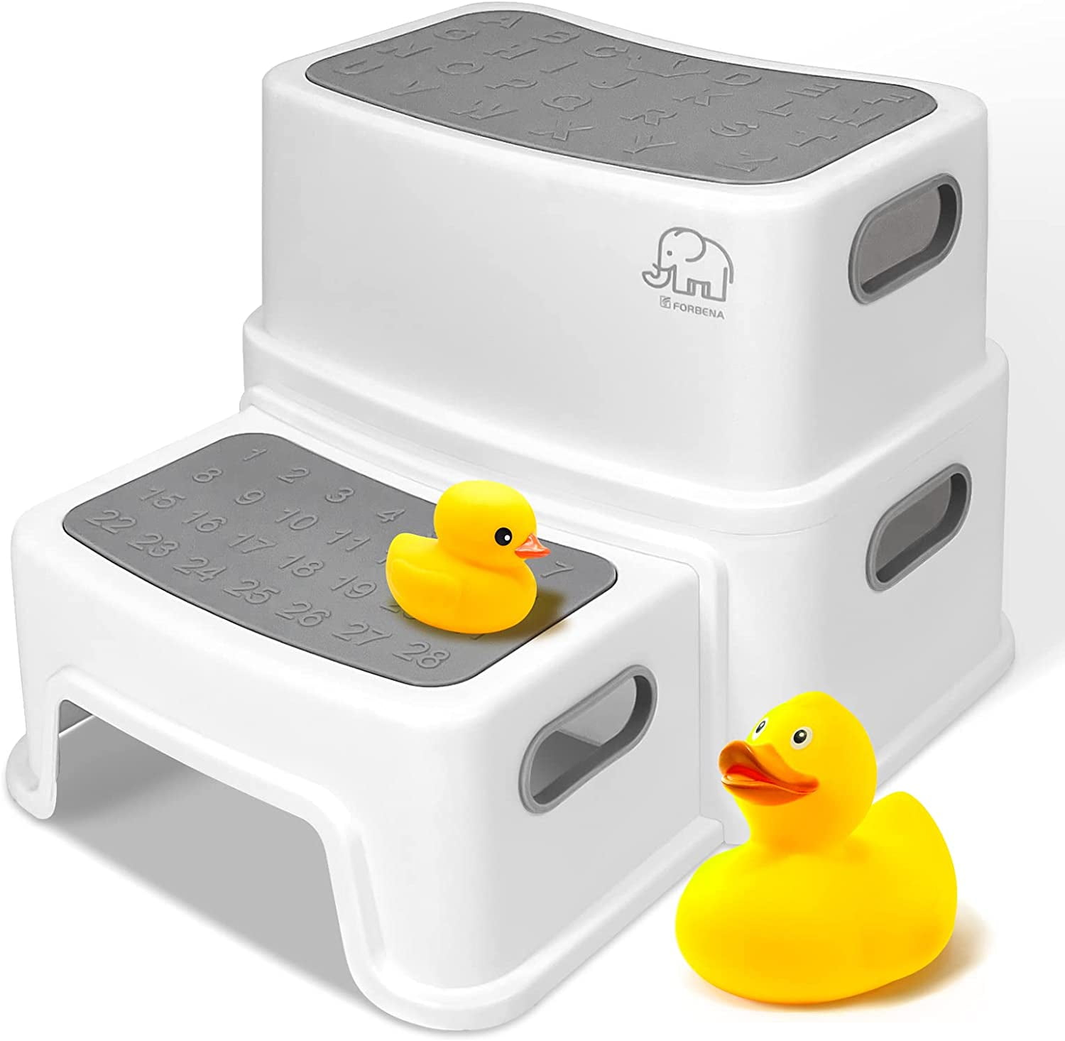 Toddler Step Stool for Bathroom Sink, 2 Step Stool for Toilet Potty ...