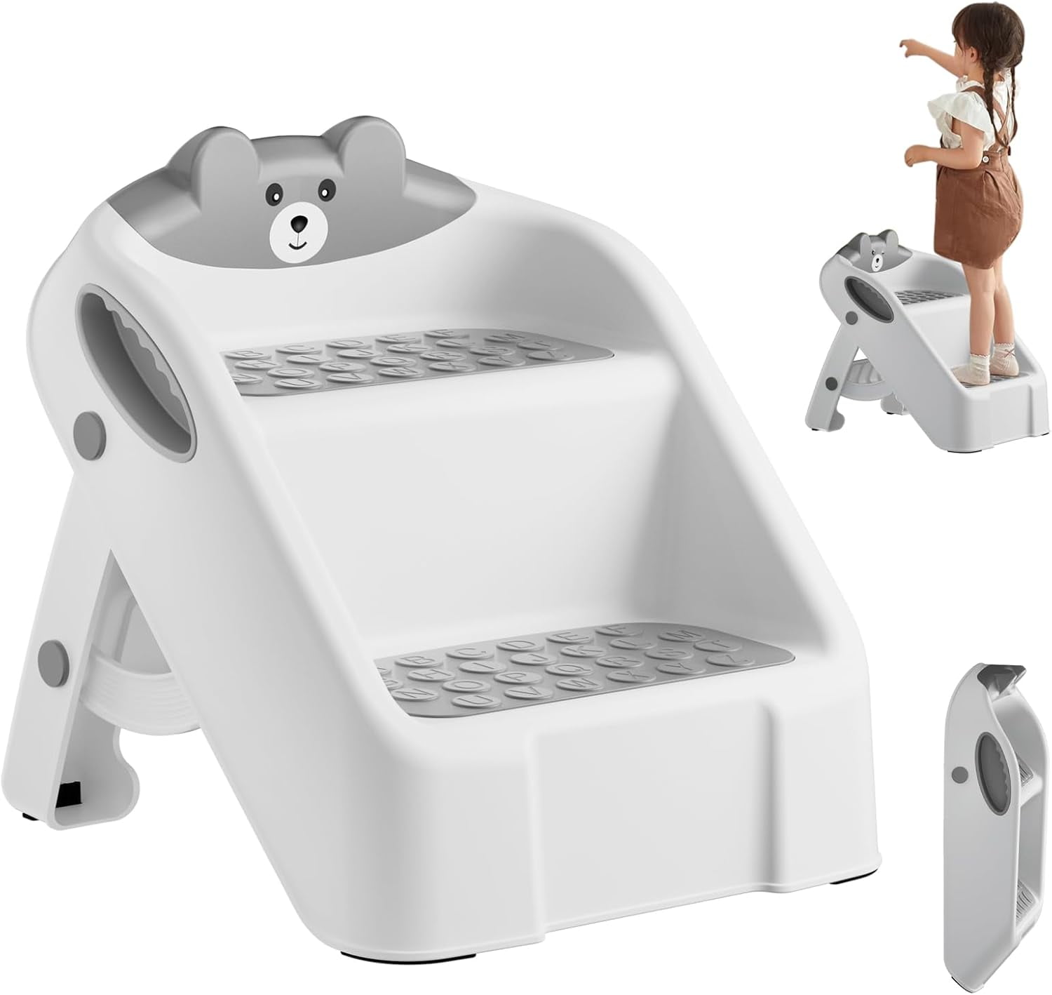 Toddler Step Stool for Bathroom Sink, 2 Step Stools for Kids, Kids Step ...