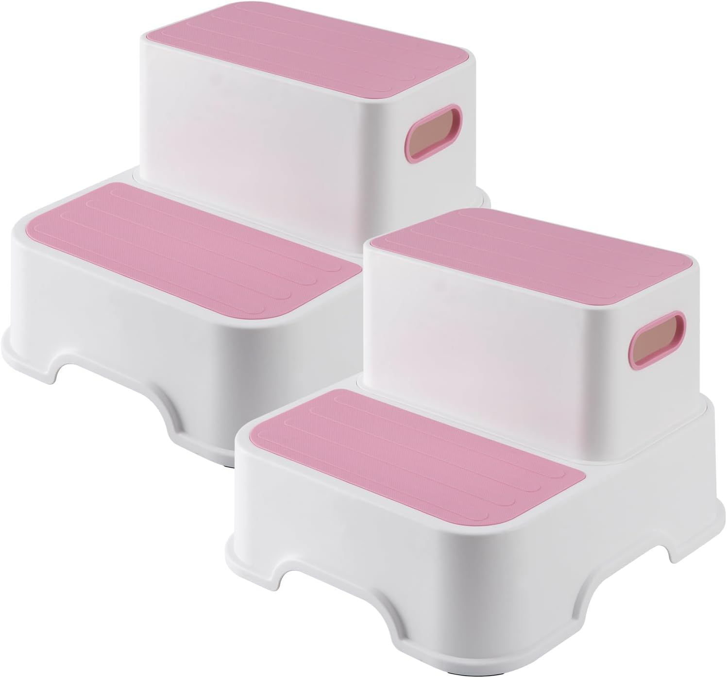 Toddler Step Stool for Bathroom Sink - 2 Step Stools for Kids, Non-Slip ...