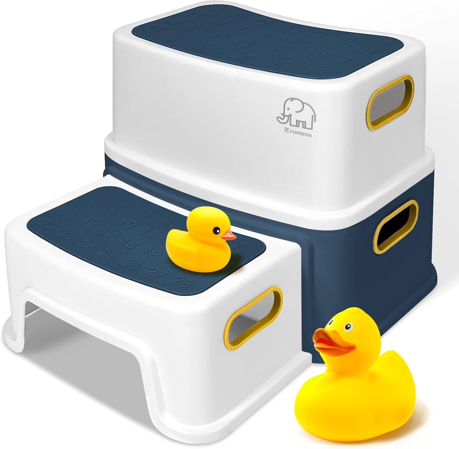 Toddler Step Stool for Bathroom Sink, Two Step Stool for Kids Toilet ...