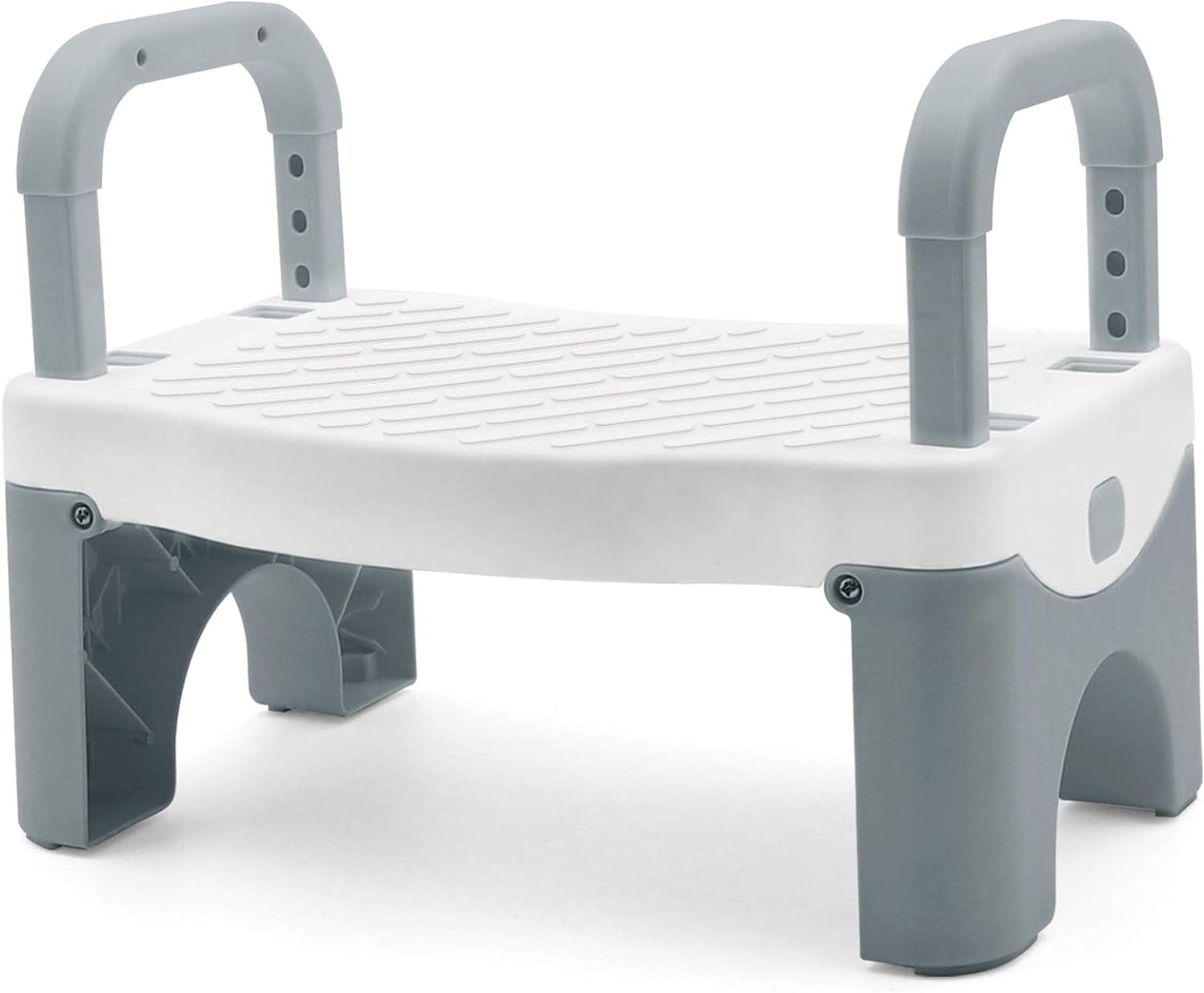 Biuhony Rubber Foldable Adjustable Step Stool, Rubber Gray - Walmart.com
