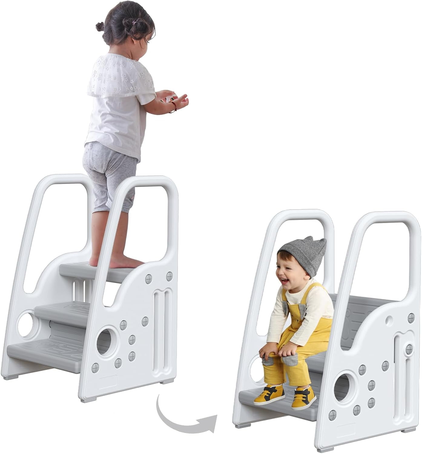 Toddler Step Stool for Bathroom Toilet Potty Training Children Step ...
