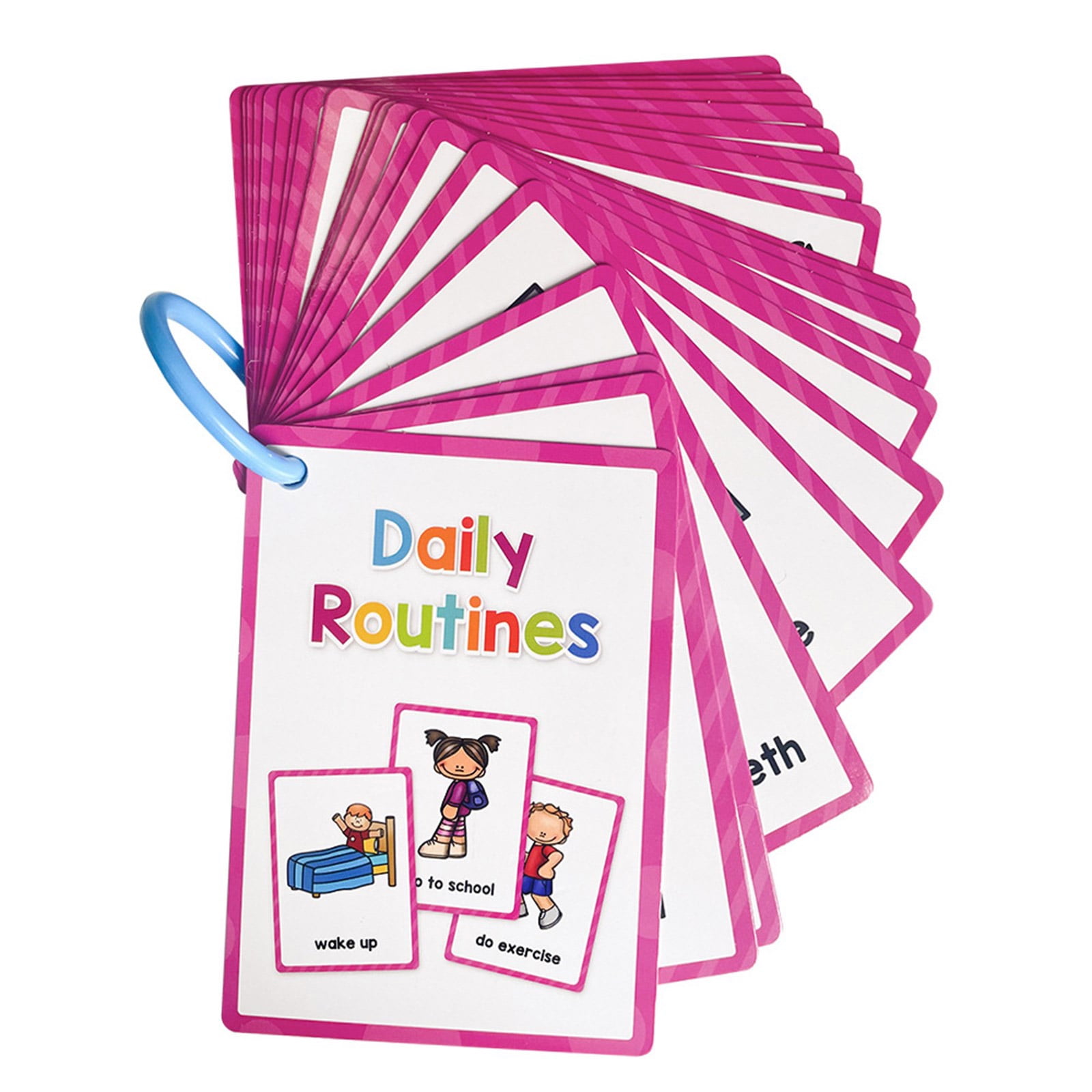 Toddler Study Card Educational English Vocabulary Flashcards 11x8cm for ...