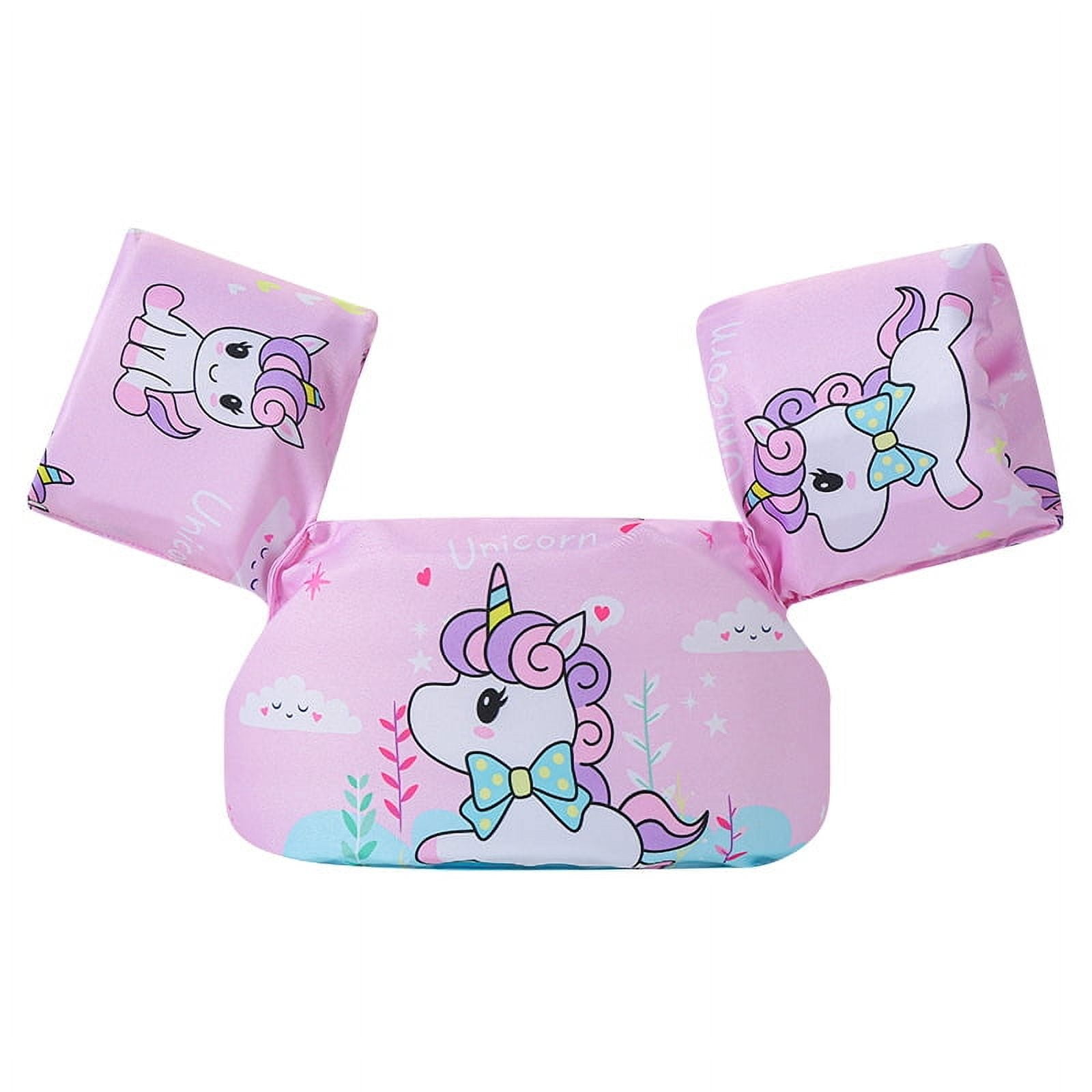 Toddler Swim Vest Kids Adjustable Strap Swimming Jacket Pool Floaties ...