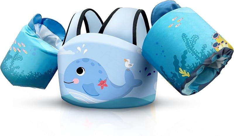 Toddler Swim Vest, Toddler Floaties for 22-66lbs Kids, Puddle Jumper ...