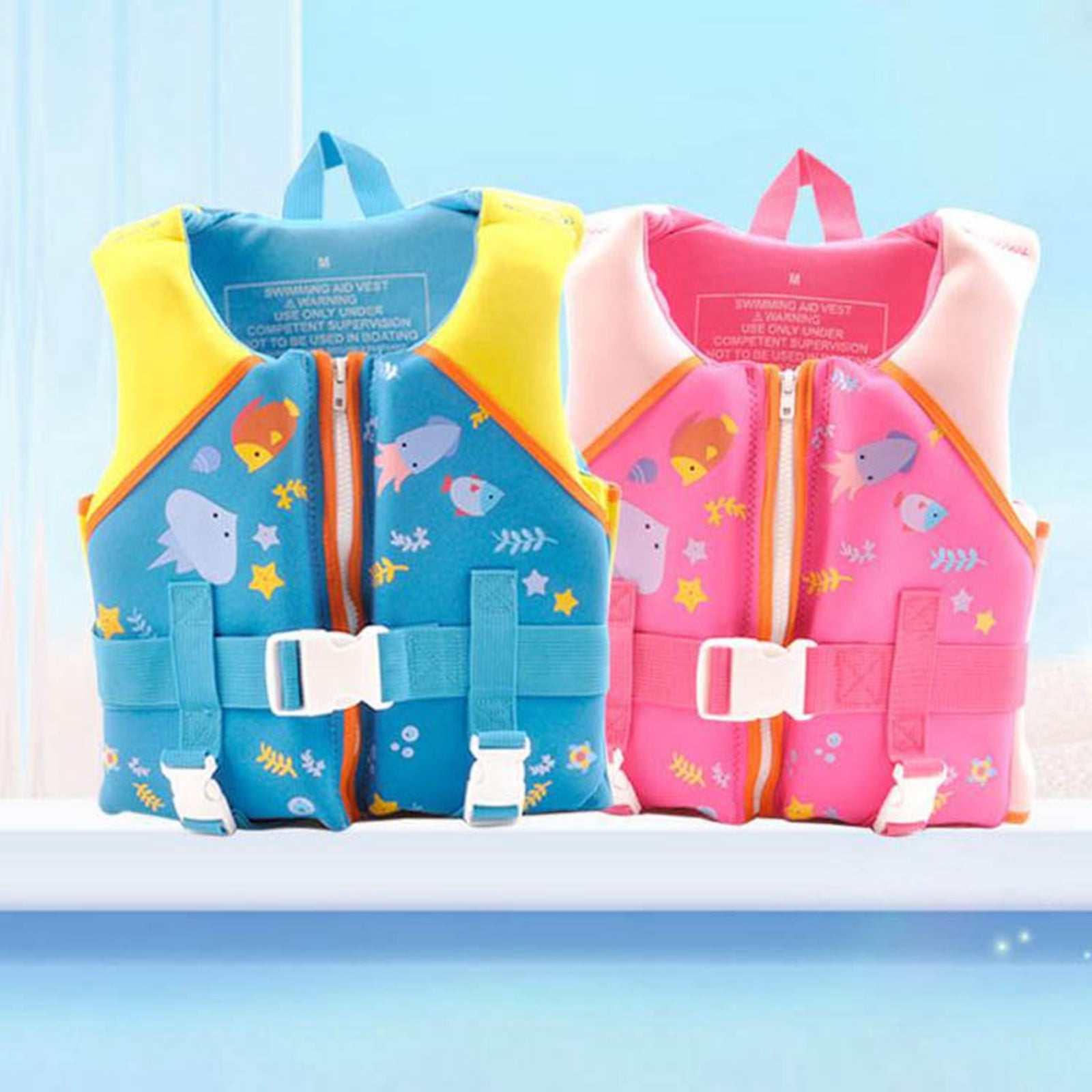 Toddler Swim Vest for Boys Girls Kids Floaties Girls Swimwear Life Vest Bathing Suit Toddler ...