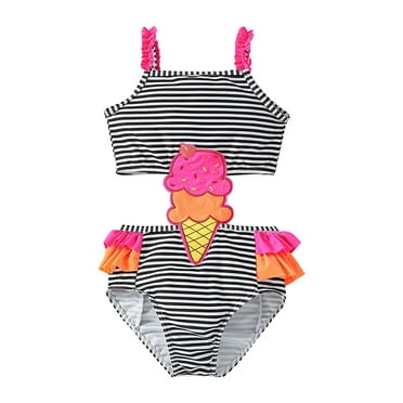 i play. Baby and Toddler Girls One-Piece Swimsuit with Built-in ...