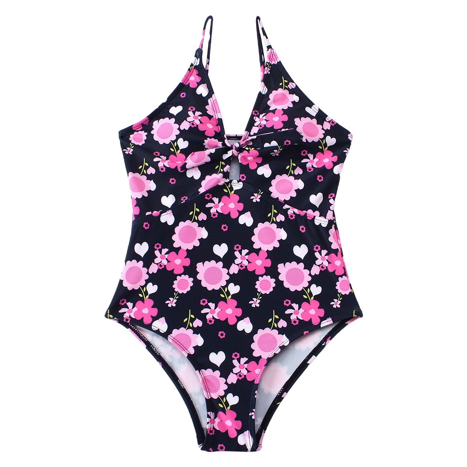 Toddler Swimsuit Girl Swimming One Piece Swimming Accessories Floral ...
