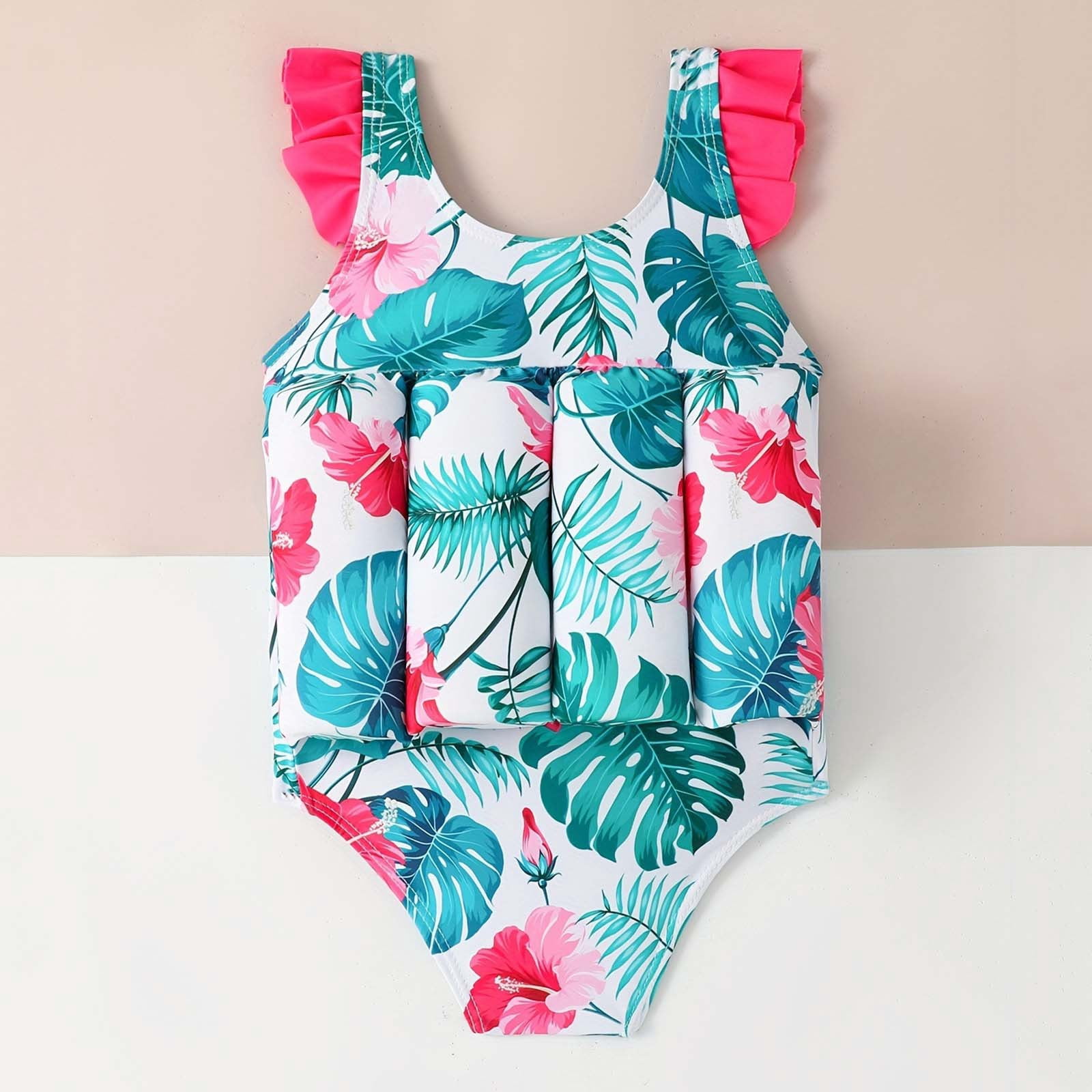 Toddler Swimsuit with Floatation Girls Boys One Piece Girls Swimwear ...