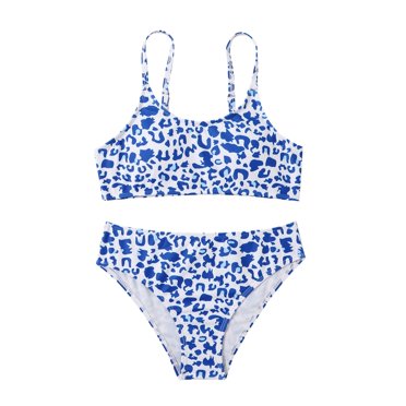 Wonder Nation Baby Toddler Girl Palm Bikini Swimsuit - Walmart.com