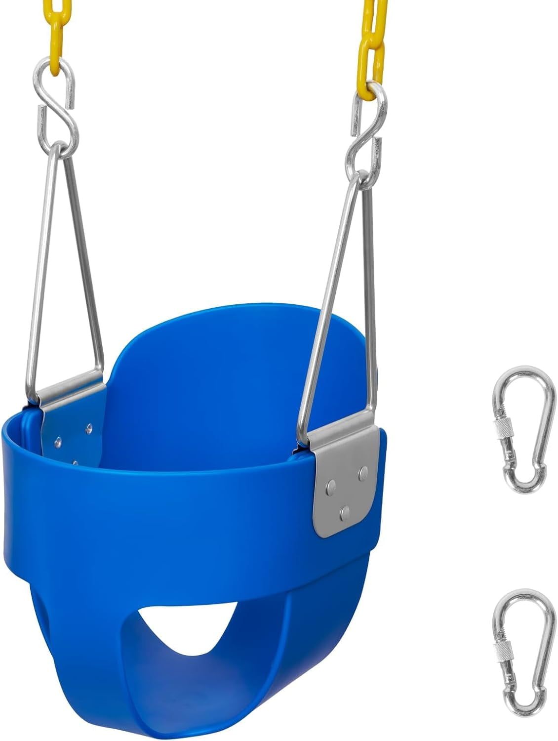 Toddler Swing Seat, Outdoor Baby Swing with Coated Chains, Heavy Duty ...