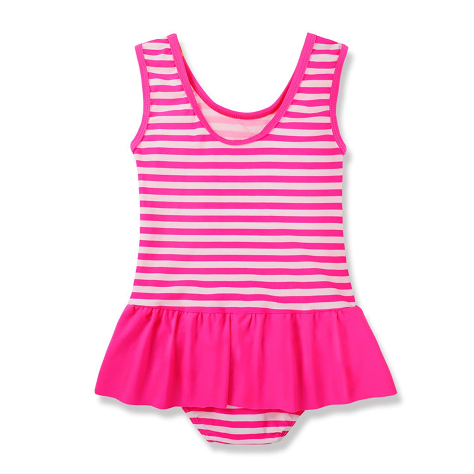 Toddler Tankini Swimsuits Girls 4th of July Swimwear for Girl Crew Neck ...