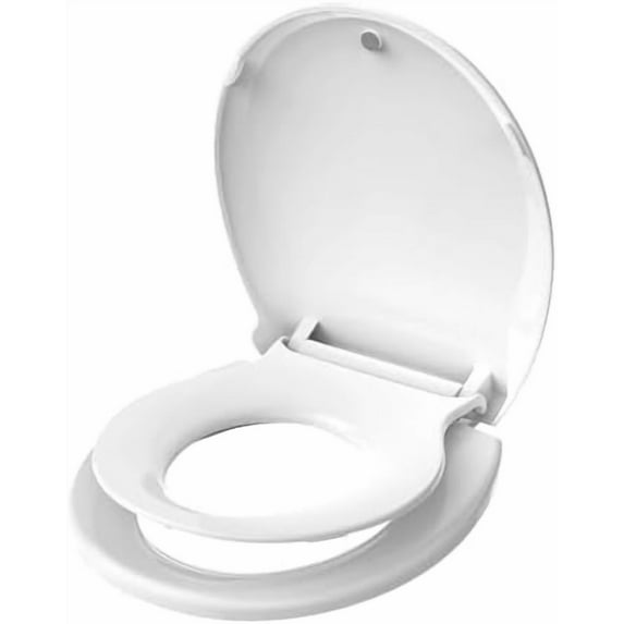 Toddler Toilet Seat with Potty Training Seat Round 16.5inch, 2 in 1 ...
