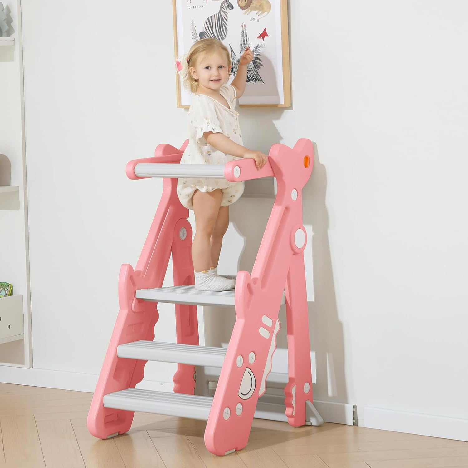 Toddler Tower Kitchen Helper for Kids Step Stool for Bathroom Sink ...