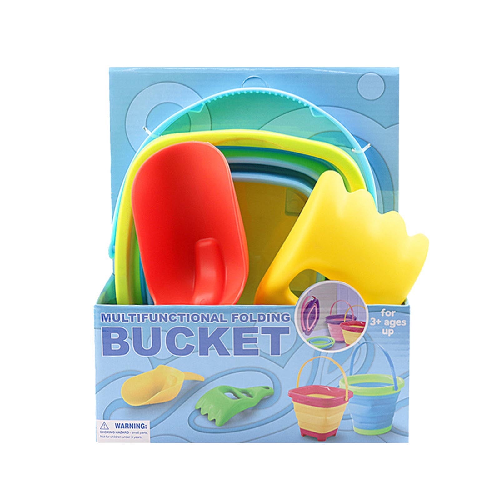 Toddler Toy A Set Of Three Pieces（Folding Bucket Beach Shovel Beach ...