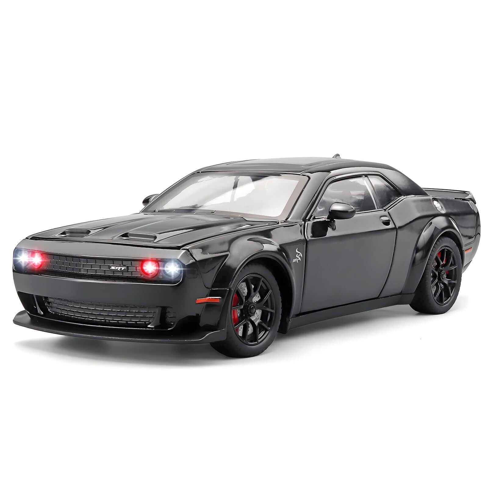 Toddler Toy Cars 1/24 Challenger Hellcat Die Cast Metal Toy Cars ...