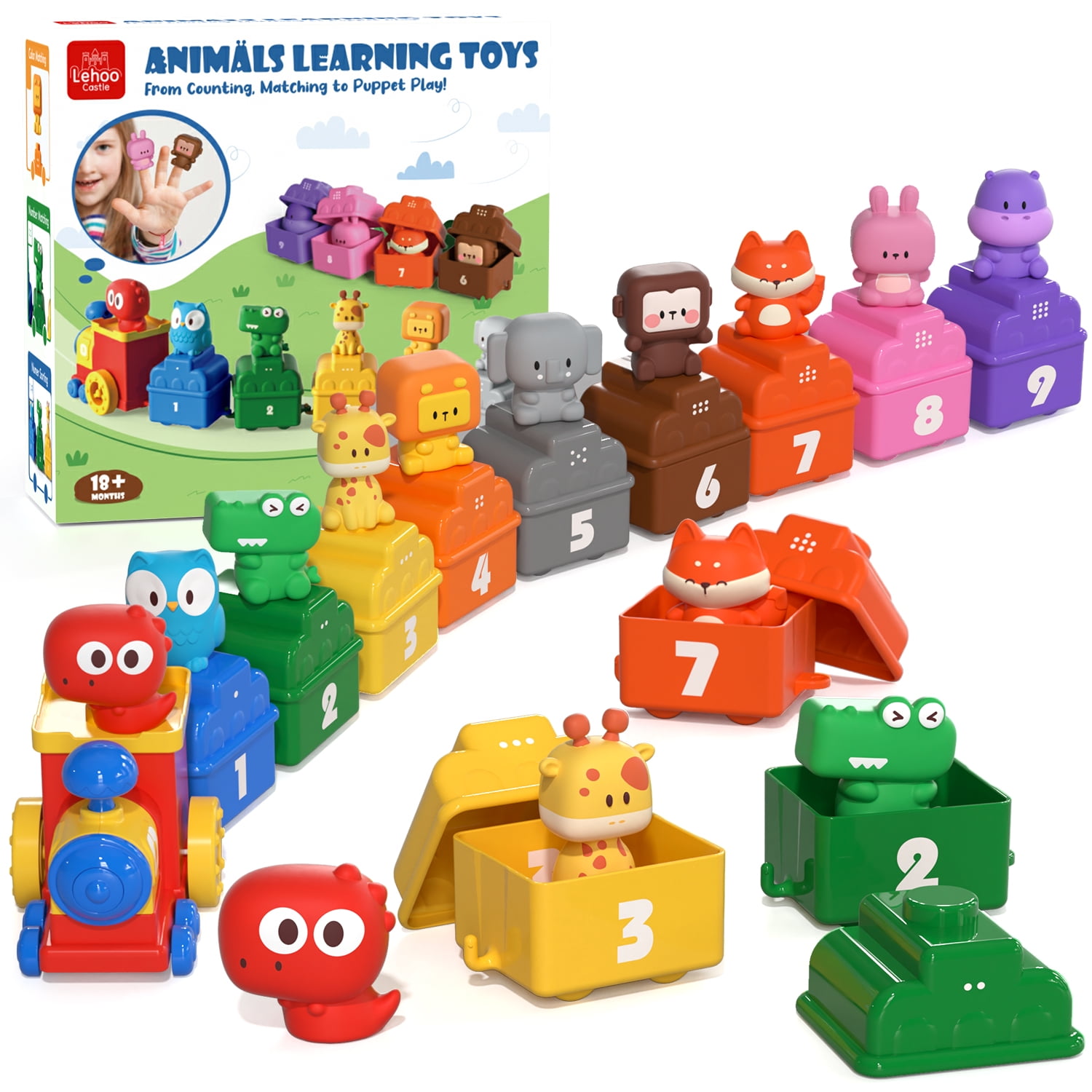 Toddler Toys for 1 Year Old, Learning Toys for 1 2 3 Year Old, Farm ...