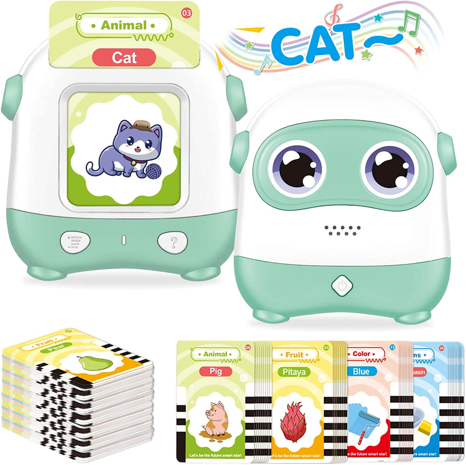 Interactive Learning Toy for Kids 2-5, 110 Flash Cards, 220 Sight Words ...