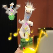 iMounTEK Electric Plush Dance Toy, Interactive Singing Recording Light ...