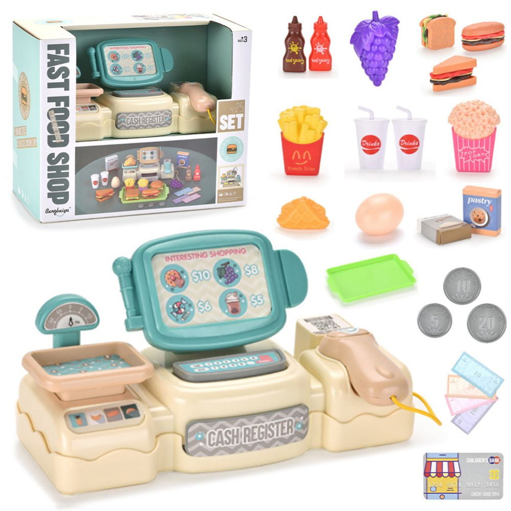 Toddler Toys Baby Toys Cash Register Toys for Kids Toys Pretend Play ...