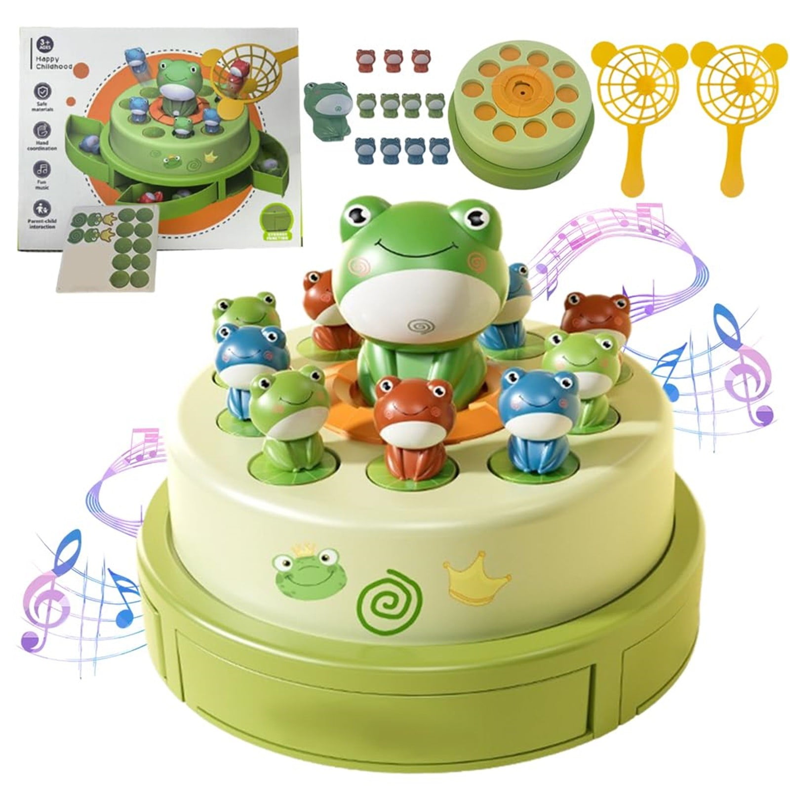 Toddler Toys Bounce And Catch FrogBoard Games, FrogBoard Games For Kids ...