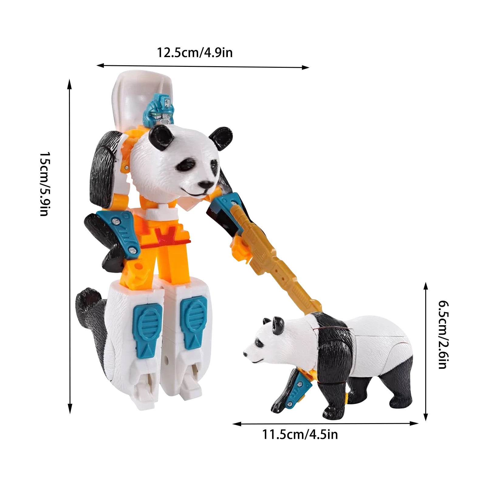 Toddler Toys, Deformation Toy Children Simulation White Cheetah Model ...
