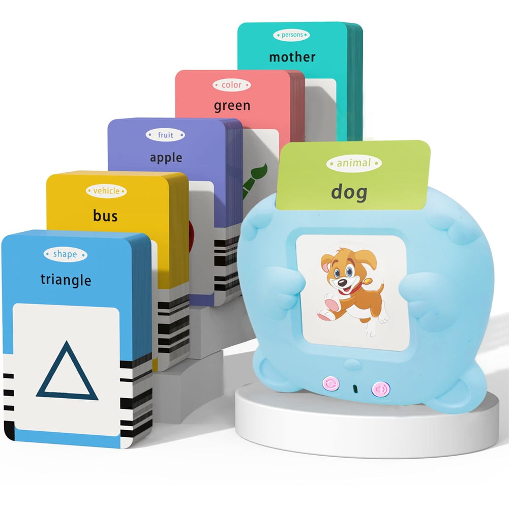 Toddler Toys for Kids 2 3 4 5 Years Old, Talking Flash Cards with 224 ...