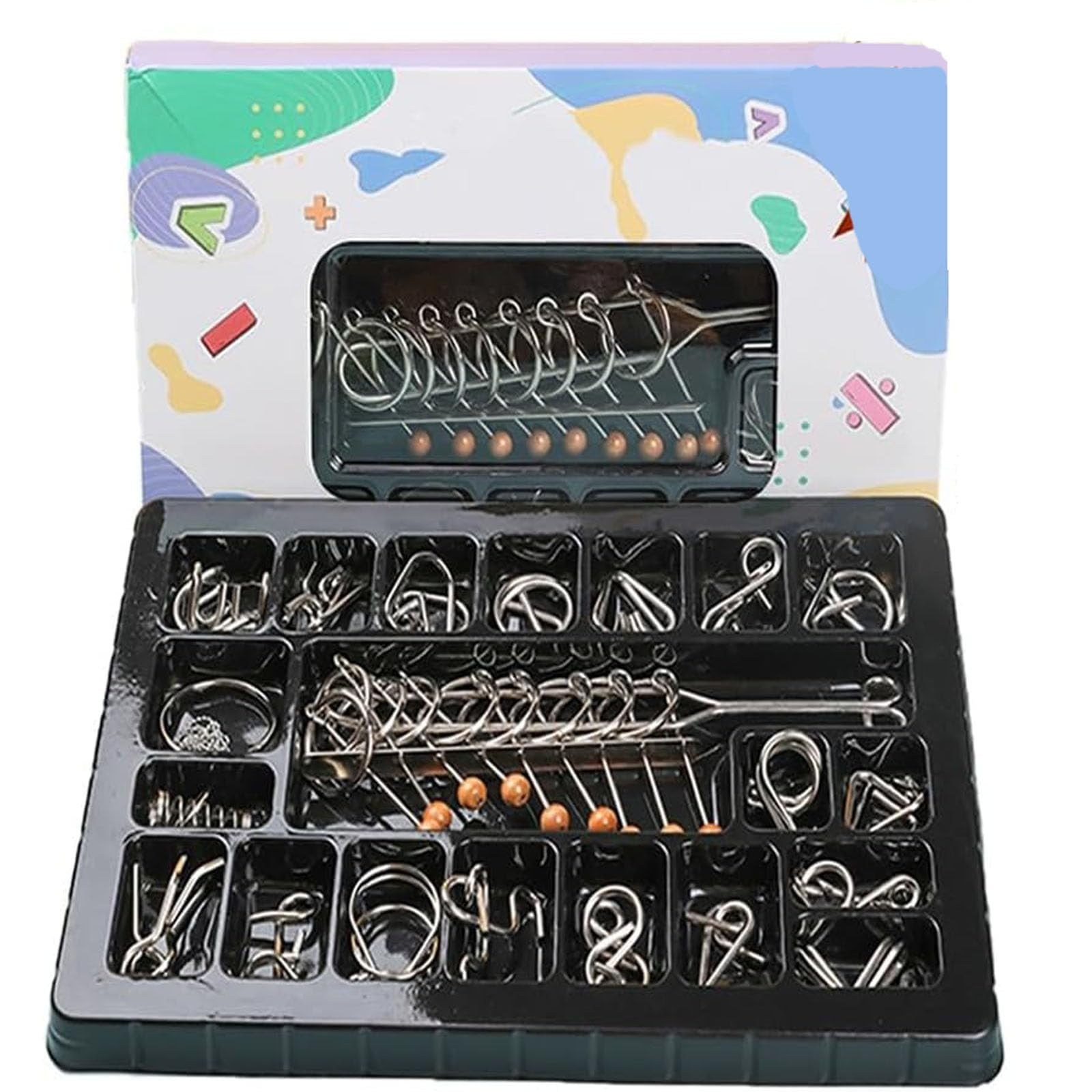 Toddler Toys Metal Puzzle Ring, Metal Puzzles Brain Teasers ...