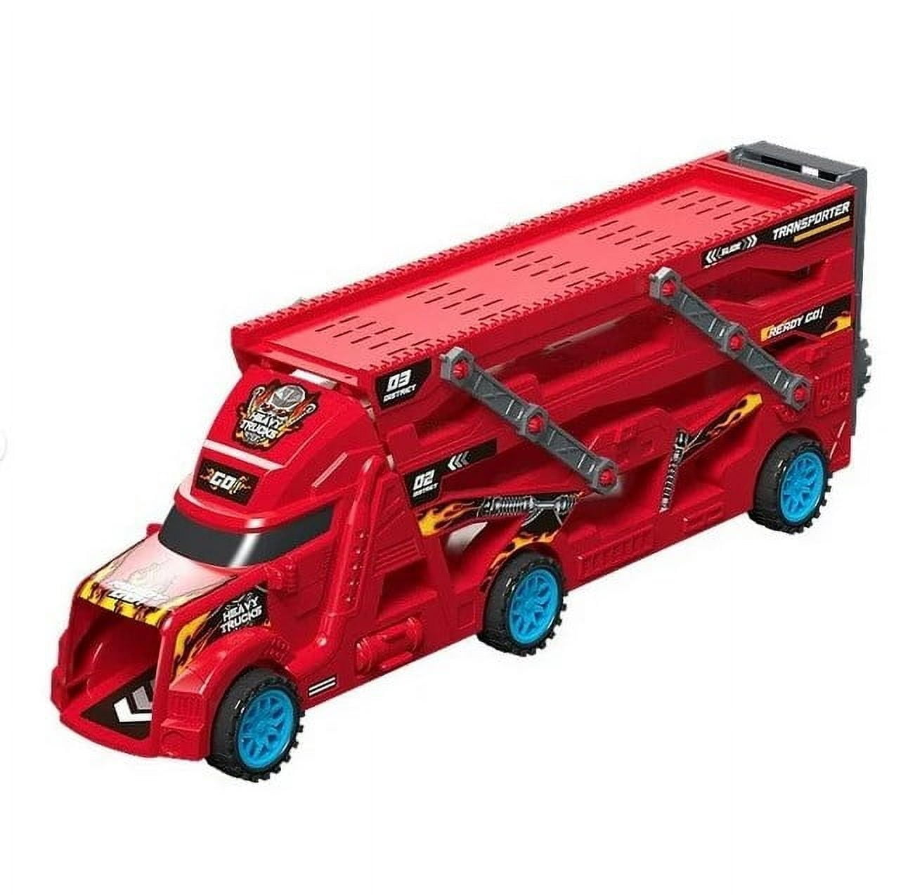 Toddler Toys for 3-8 Year Old Boys,Large Transport Cars Carrier Set ...