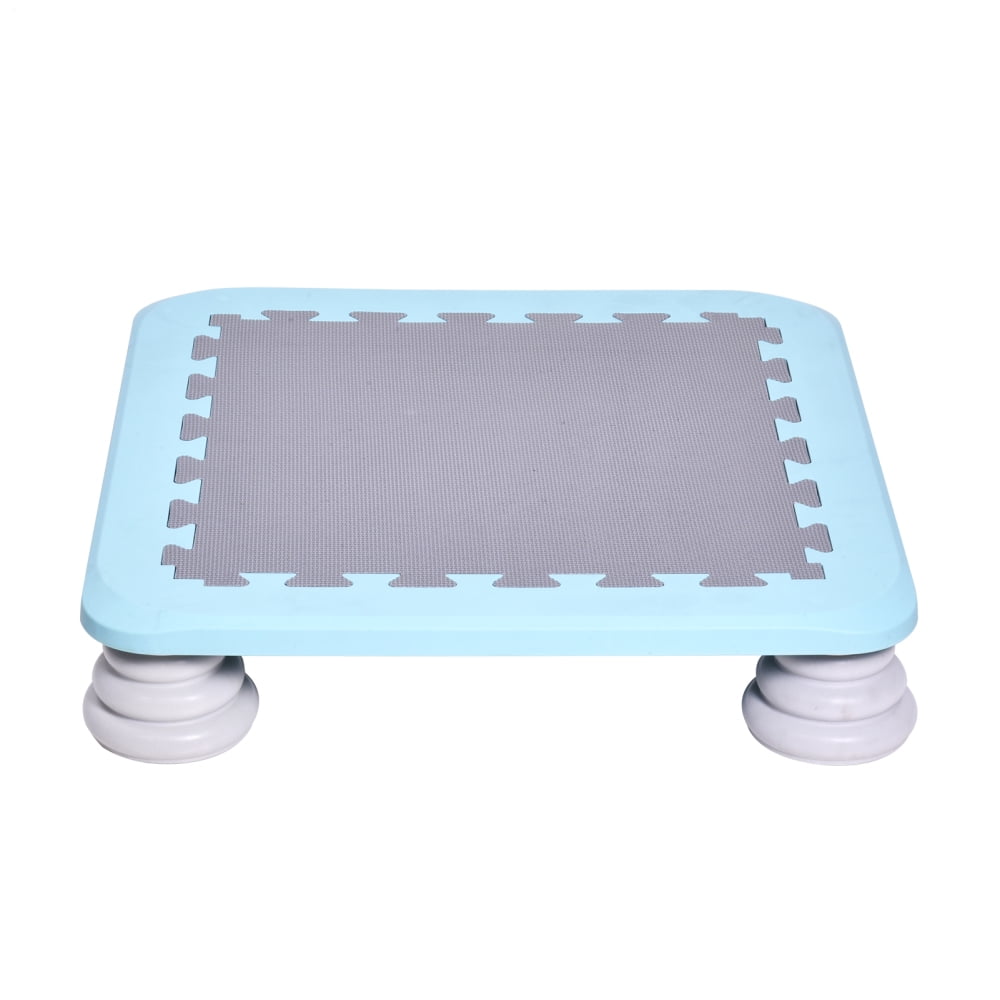 Toddler Trampoline, 25 Inch Square Bounce Trampoline w/Non-Slip Base ...