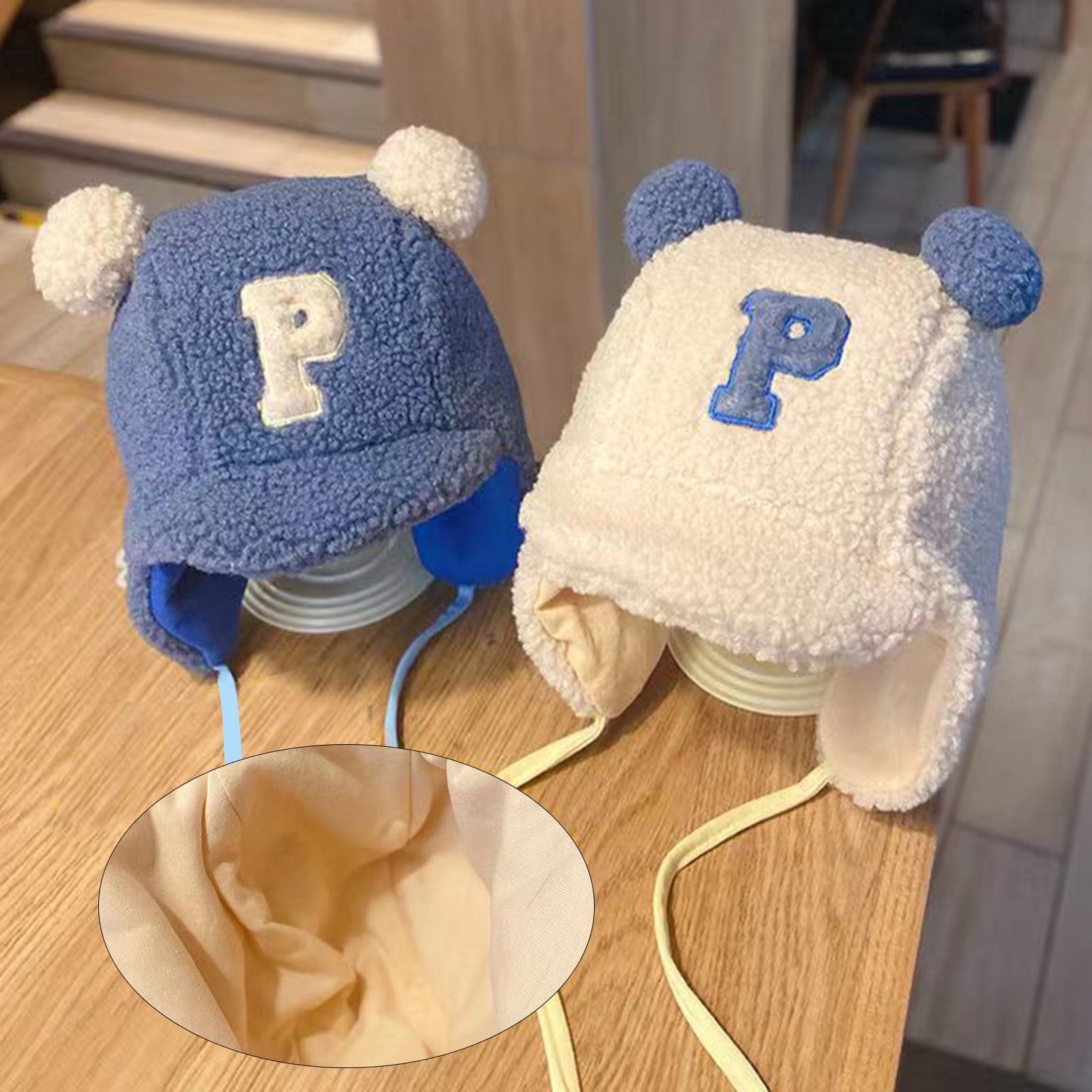 Toddler Trapper Hat Baby Winter Hats Boys Windproof Snow Cap Girls Warm ...