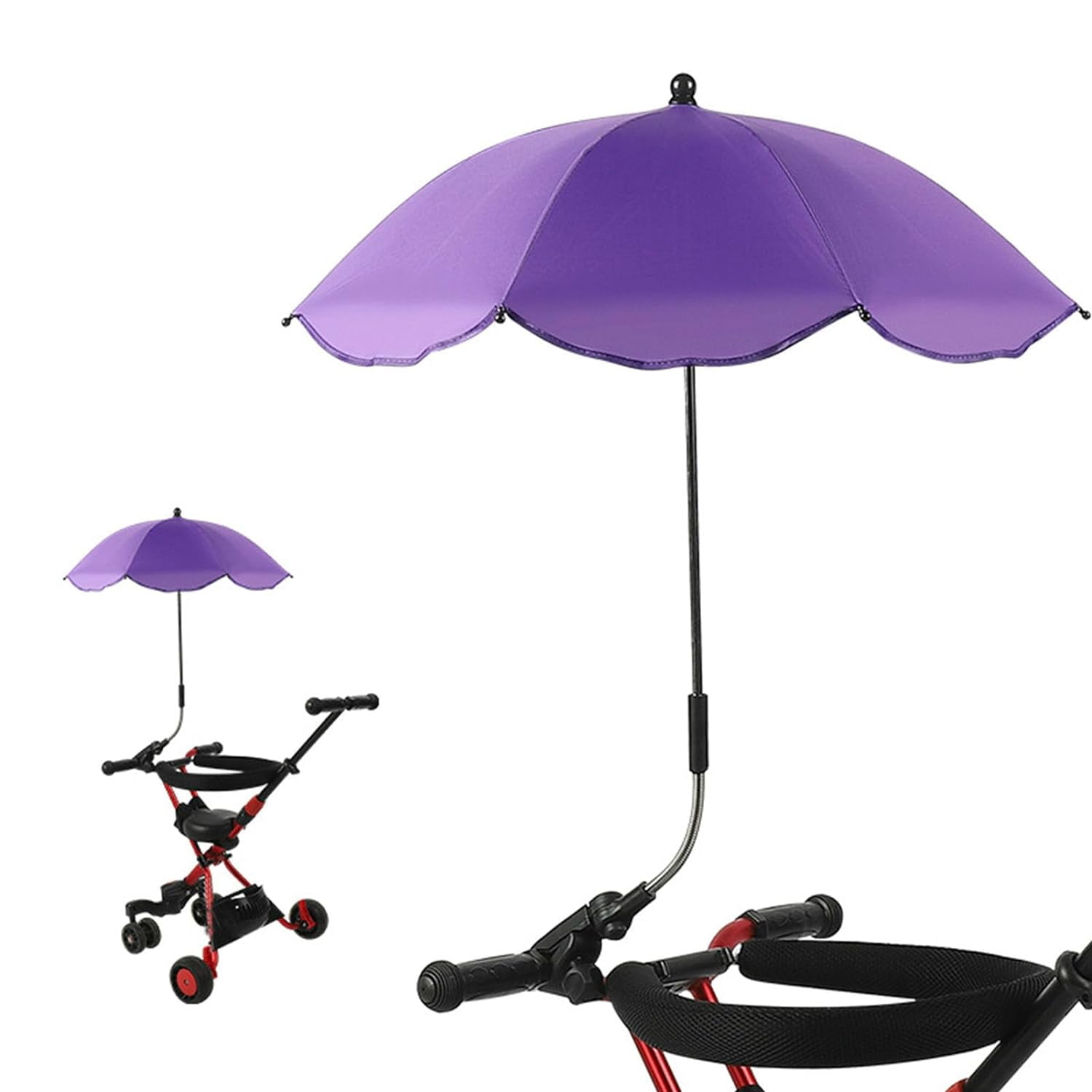 Toddler Umbrella Stroller Parasol, Umbrella Stroller Parasol with Clamp ...