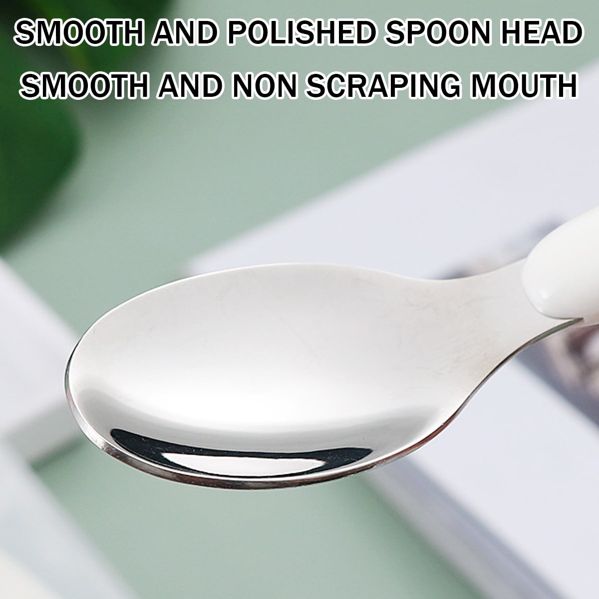 Toddler Utensils, 3 Forks & 3 Spoons, Stainless Steel & Food Grade ...