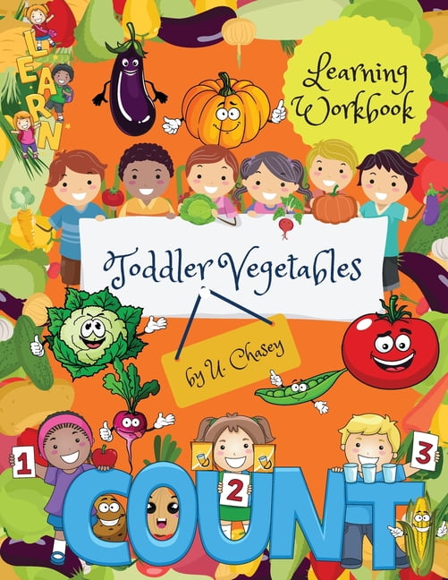 Toddler Vegetables Learning Workbook : Amazing Activity book for kids ...