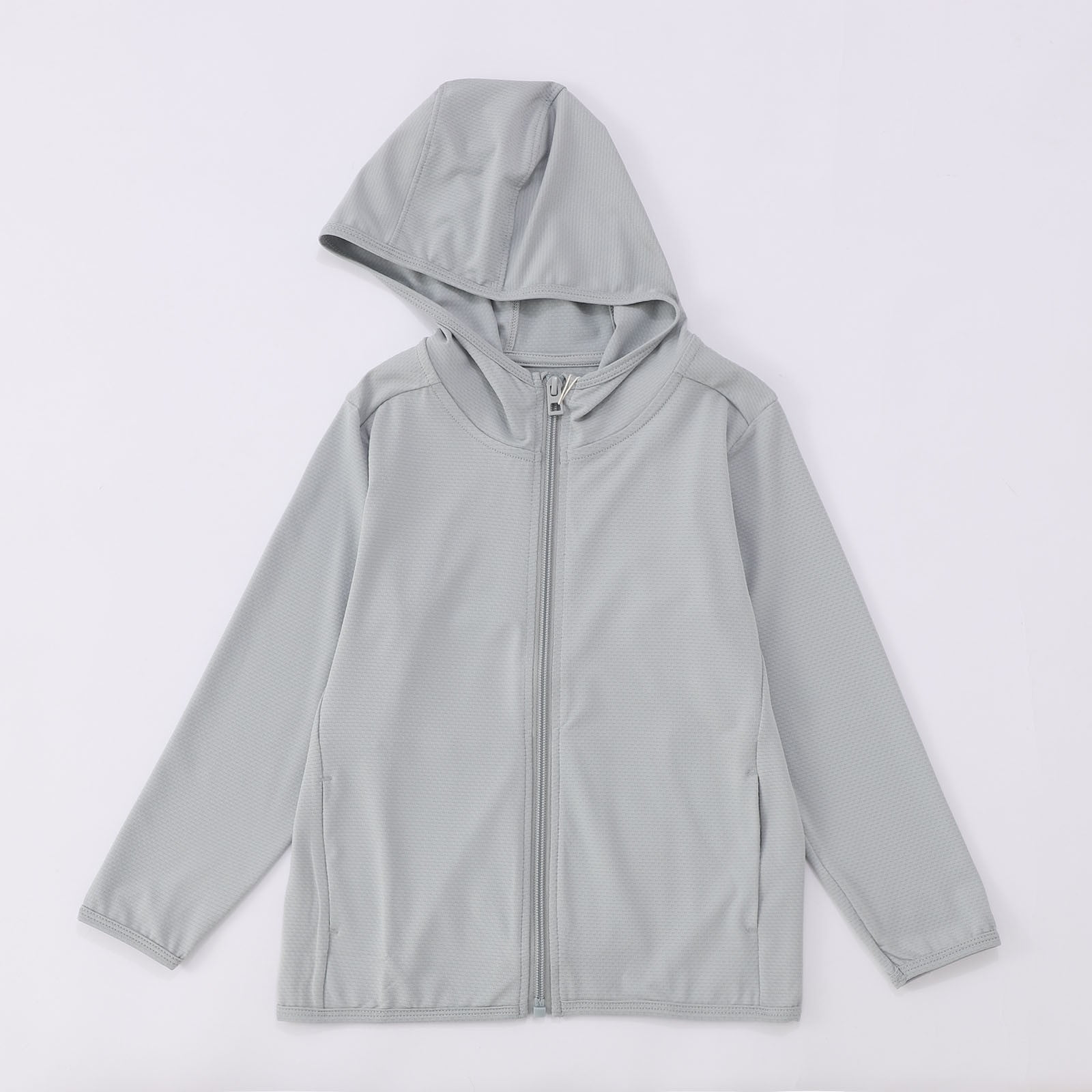 Toddler Zip up Hoodie UPF 50+ Athletic Sun Protection Jacket Long Sleeve Boys Lightweight Jacket ...