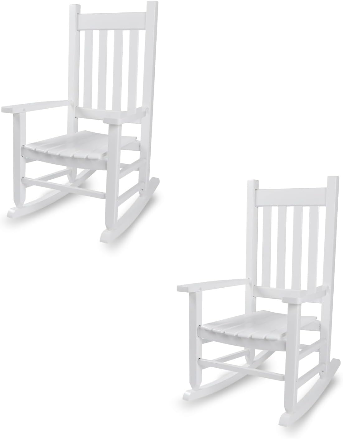 Toddler rocking chair for kids recliner wooden rocker for baby children ...