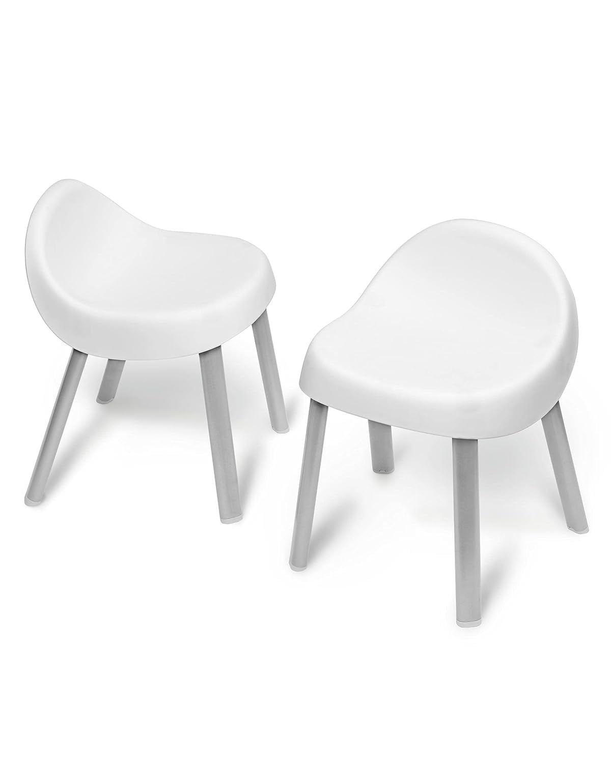 Toddler's Activity Chairs, Set of 2, Metal, White - Walmart.com