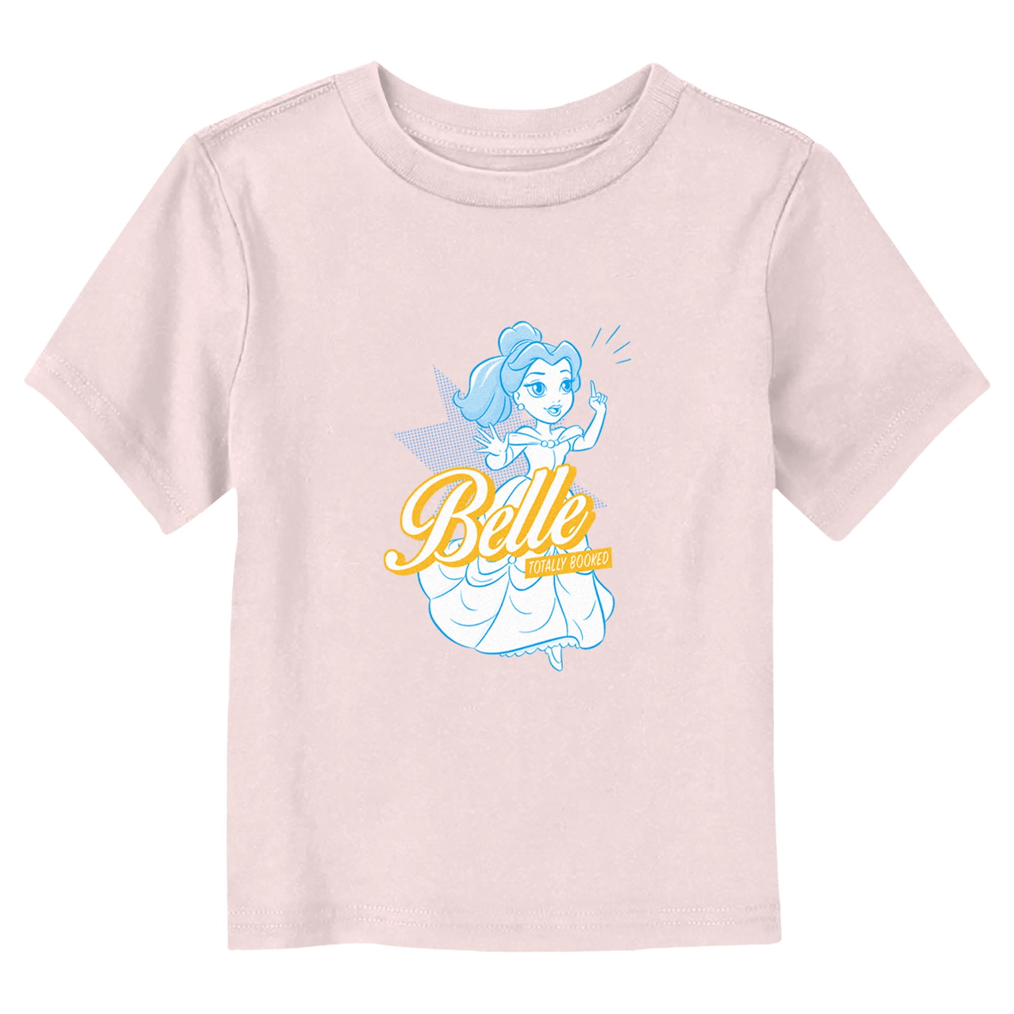 Toddler's Beauty and the Beast Belle Totally Booked Graphic Tee Light ...