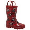Toddler's Big Red Rubber Boots Red - Walmart.com
