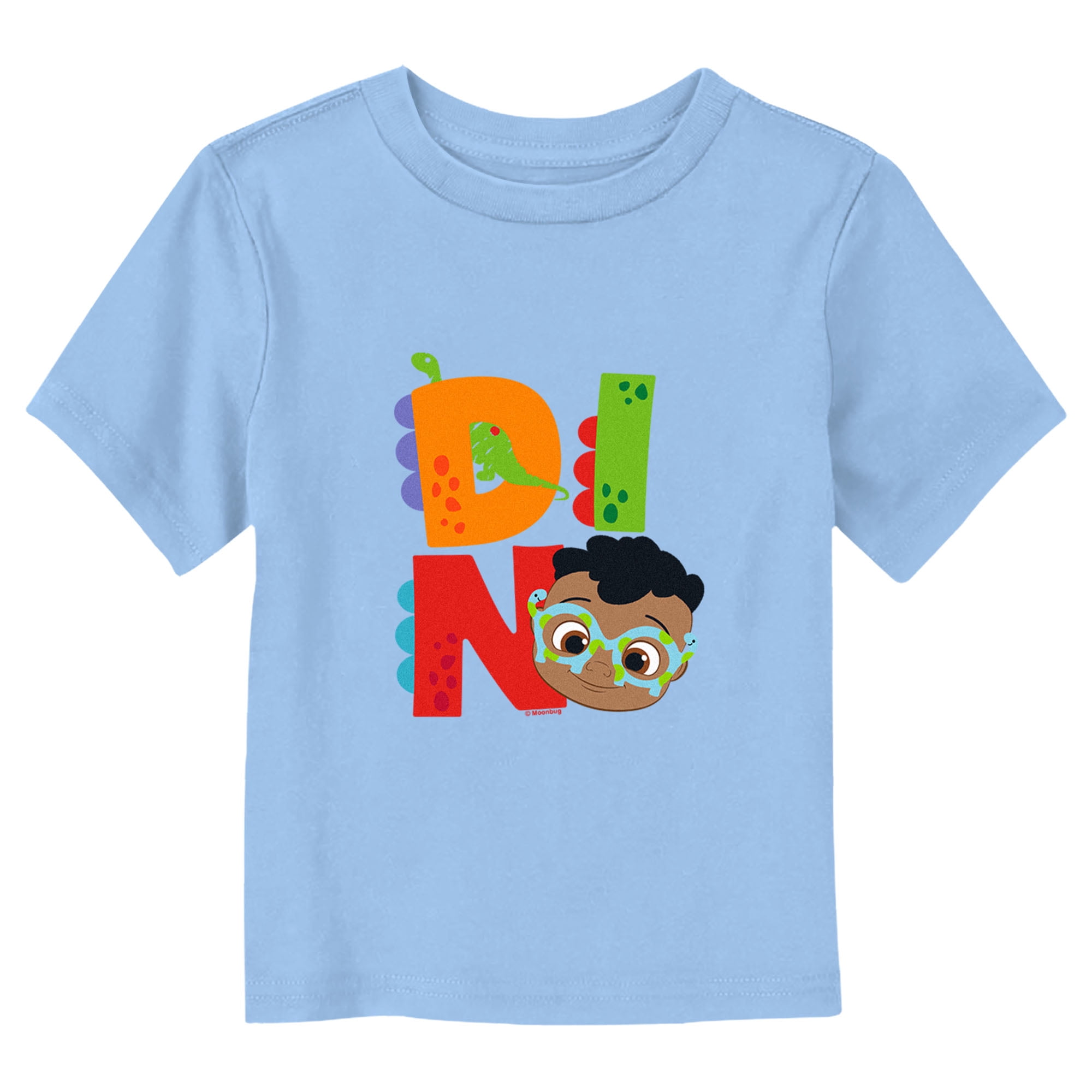Toddler's CoComelon Cody Dino Graphic Tee Light Blue 3T - Walmart.com
