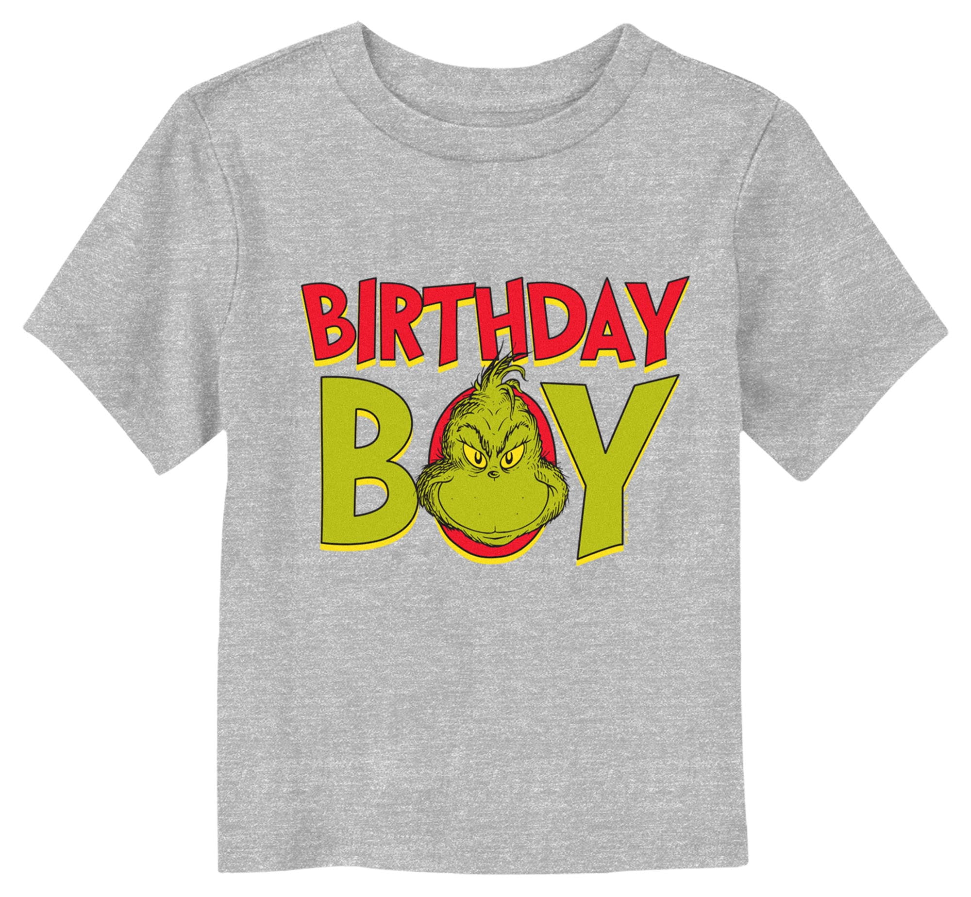 Toddler's Dr. Seuss Birthday Boy Grinch Graphic T-Shirt - Walmart.com