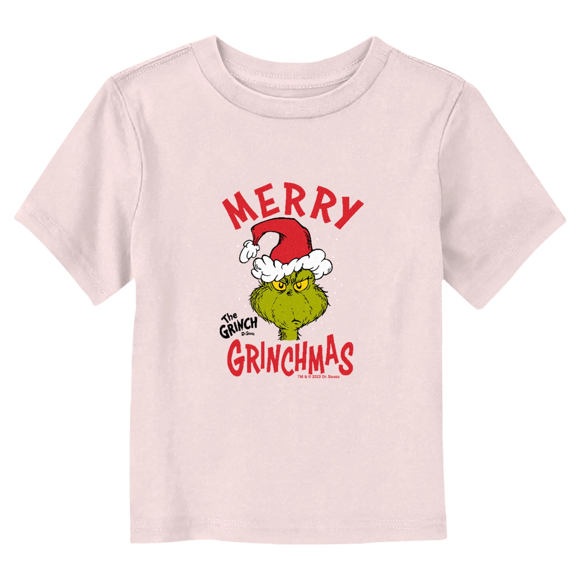 Toddler's Dr. Seuss Grinch Merry Grinchmas Graphic T-Shirt - Walmart.com