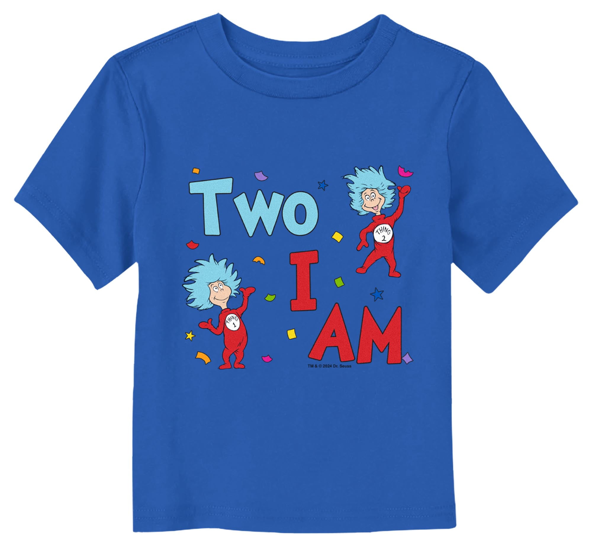 Toddler's Dr. Seuss Thing One and Thing Two Birthday Graphic T-Shirt ...