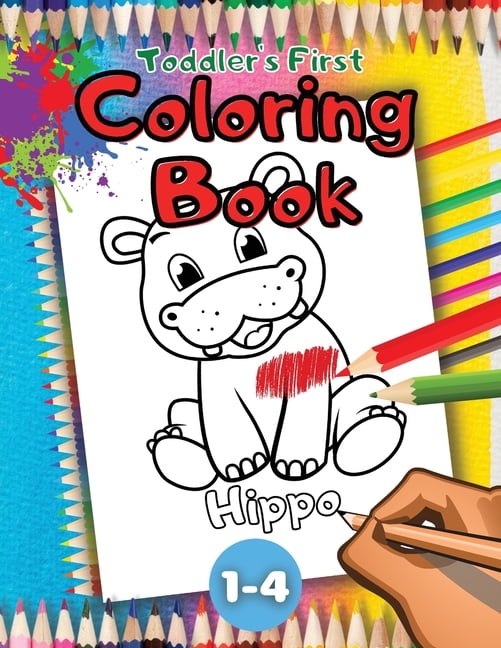 Toddler's First Coloring Book: Lovely Color & Learn Book for Kids with ...