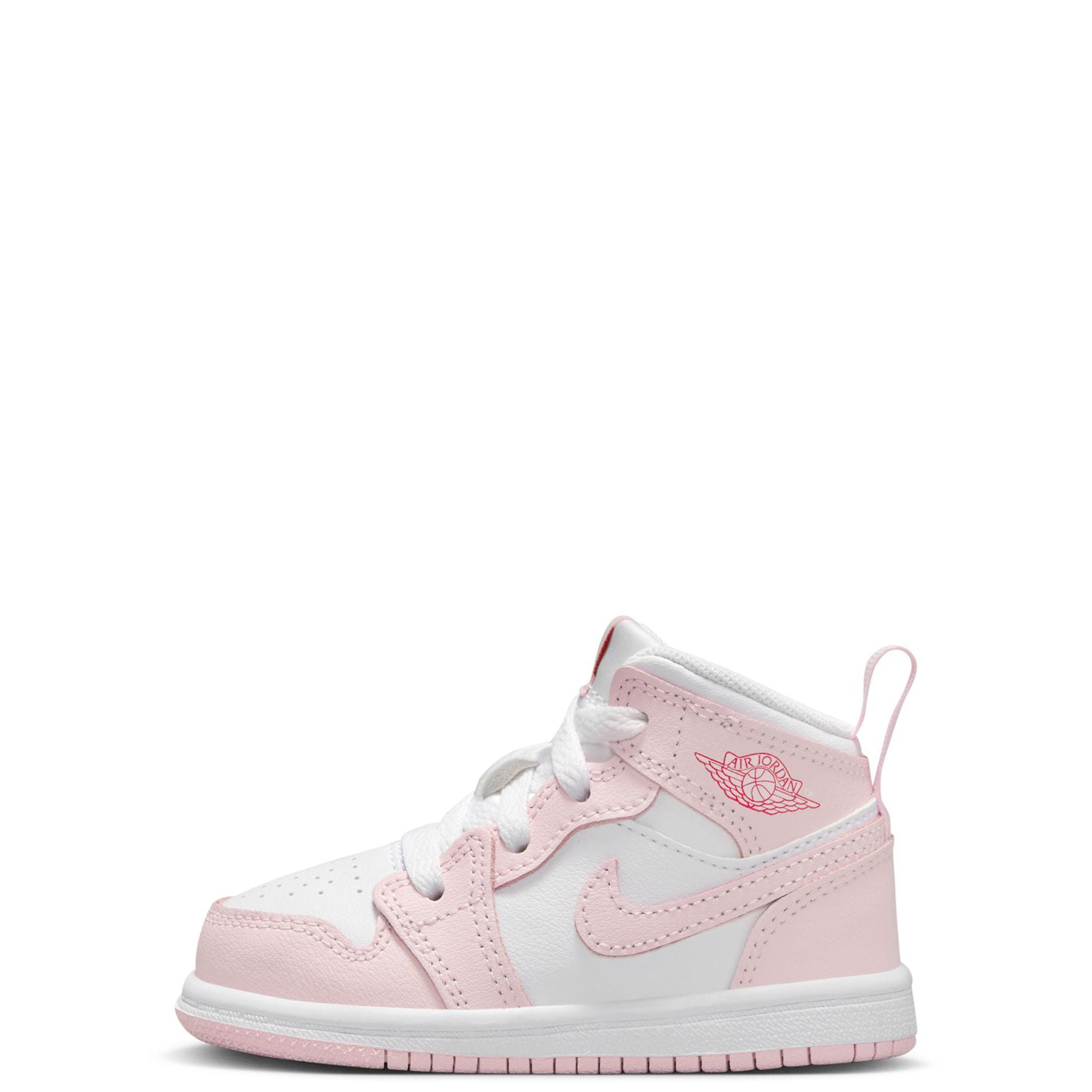Toddler's Jordan 1 Mid Pink Foam/White-Fire Red (DQ8425 608) - 5 ...