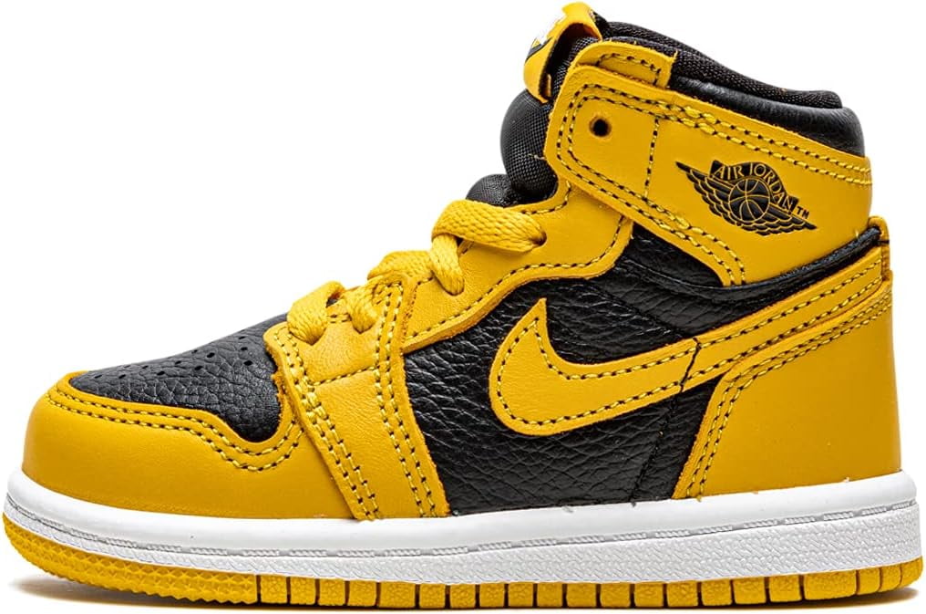 Toddler's Jordan 1 Retro High OG Pollen/White-Black (AQ2665 701) - 7 ...