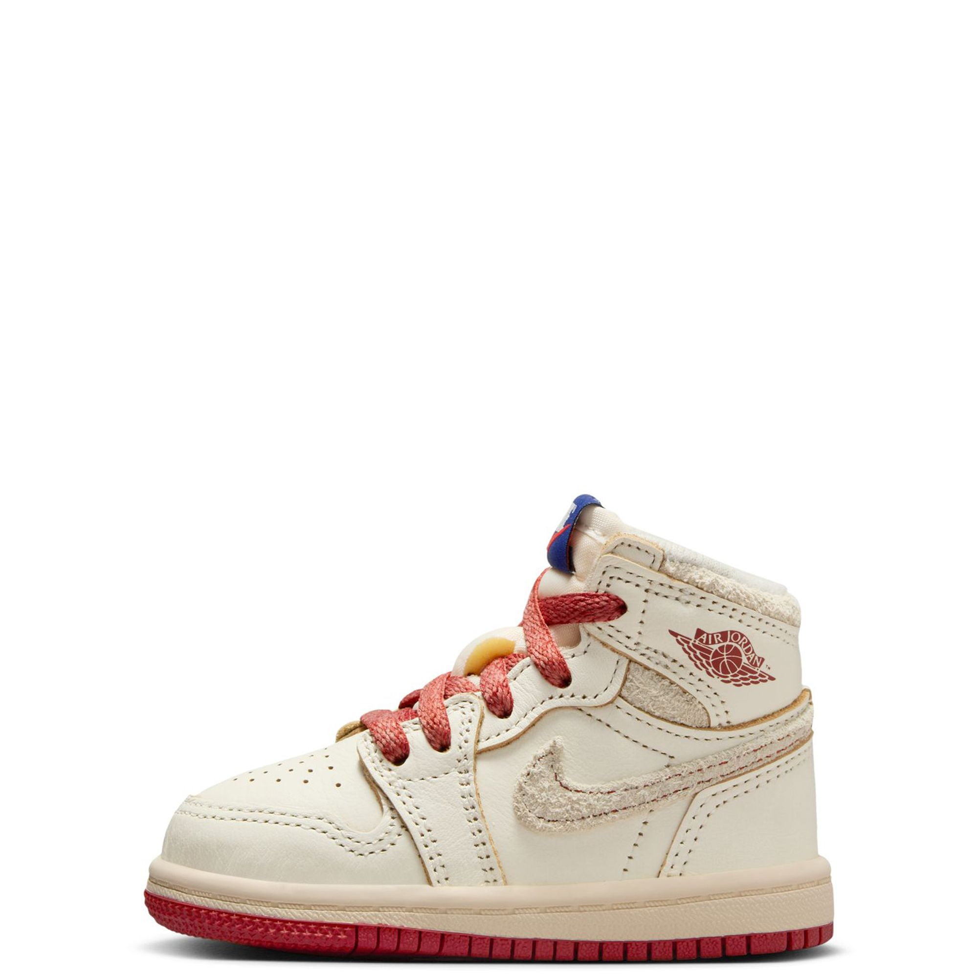 Toddler's Jordan 1 Retro High OG Sail/Cinnabar-Light Bone (FD2598 100) - 9 - Walmart.com